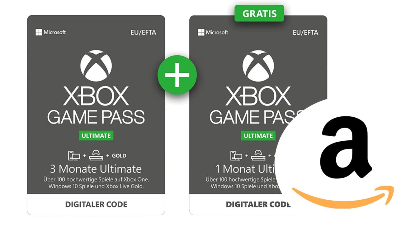 Xbox Game Pass Ultimate bei Amazon reduziert, digitale Xbox-Spiele im ...