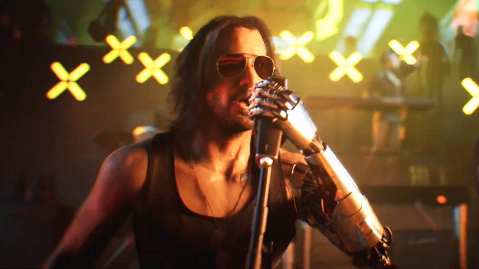 Johnny Silverhand ist ein spielbarer Charakter in Cyberpunk 2077