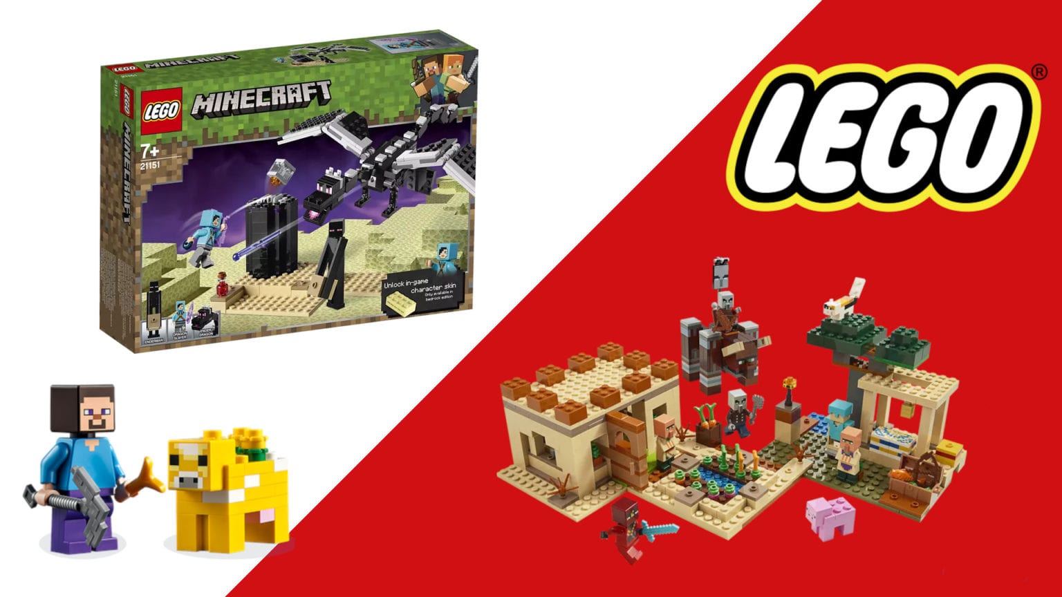 Das sind die 5 besten LEGO-Sets zu Minecraft Dungeons!