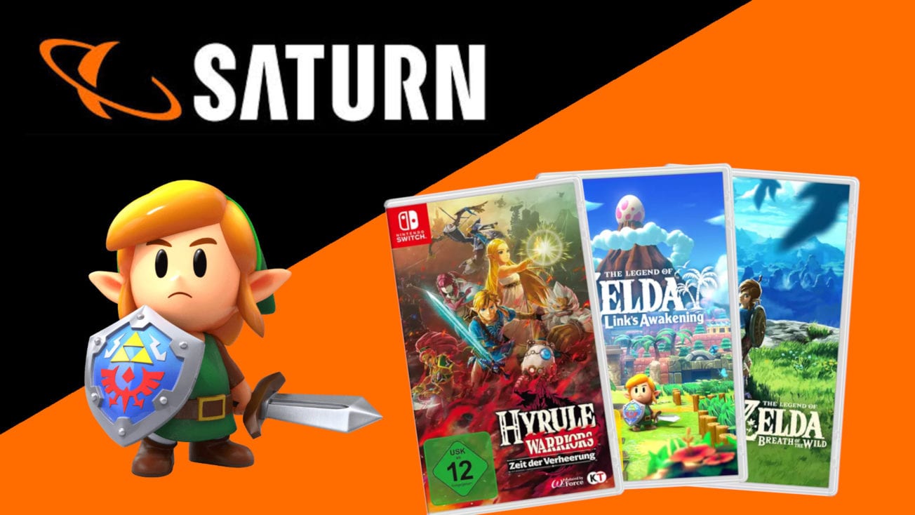 Angebot bei Saturn: beliebte Titel von The Legend of Zelda für Nintendo ...