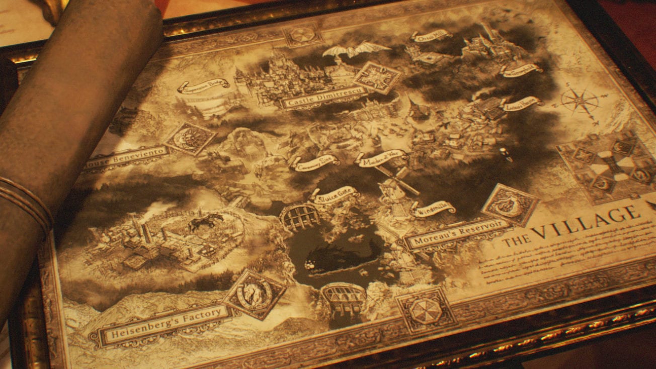 Resident Evil 8 Village: Erster Blick auf die Karte zeigt alle ...