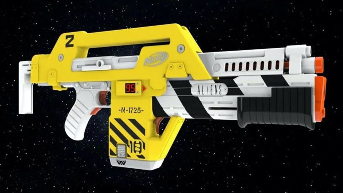 Aliens trifft auf NERF: M41A Pulse Rifle aus dem Film wird Wirklichkeit