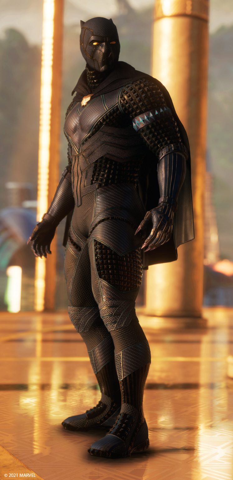 In Marvel's Avengers könnt ihr Black Panther sogar ohne Maske spielen