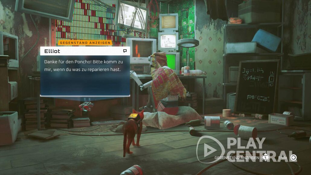 Poncho für Elliot in Stray finden: So löst ihr die Quest
