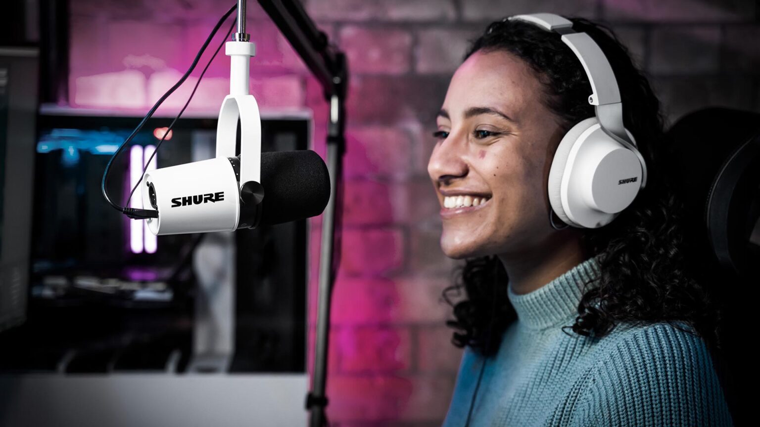 Creator-Mikrofon Shure MV7 White Noir - alte Stärken im neuen Look - Review
