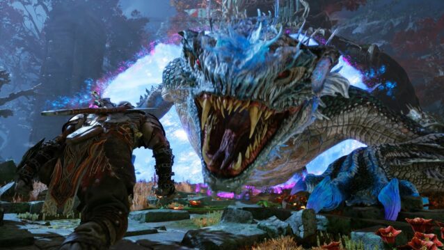 God of War Ragnarök: In Vanaheim den Boss Nidhöggr besiegen, so schafft ...