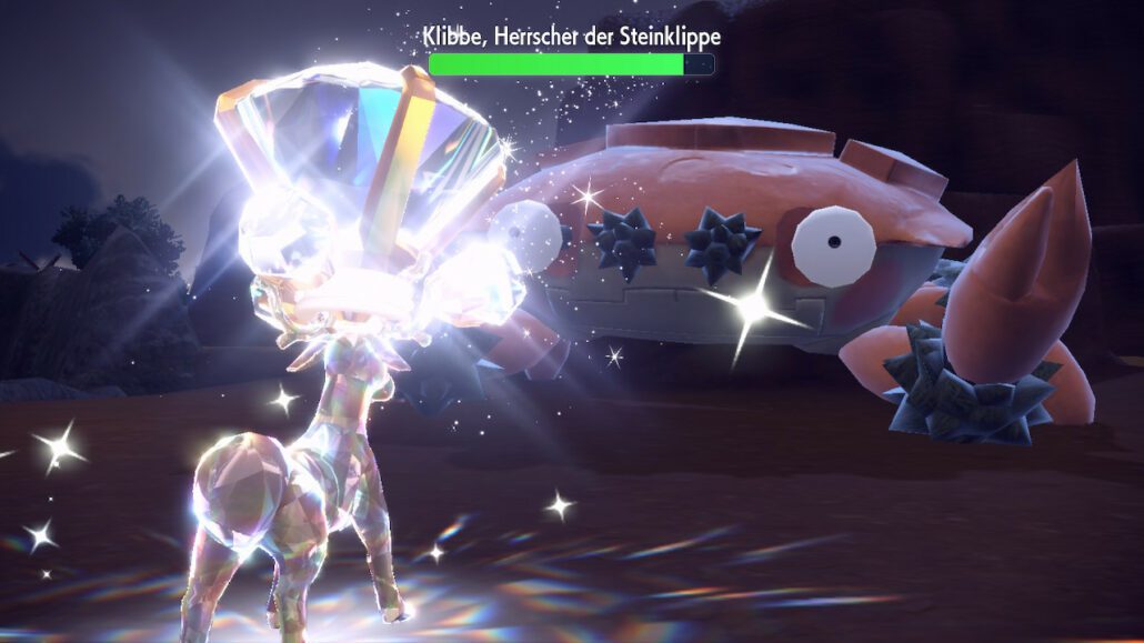 So besiegt ihr das Herrscher-Pokémon Klibbe in Karmesin und Purpur