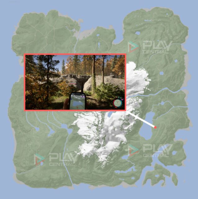 Goldene Rüstung & Maske in Sons of the Forest finden - Fundort & Map