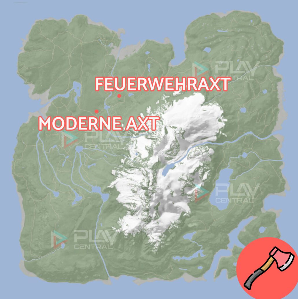 Sons of the Forest - Moderne Axt und Feuerwehraxt finden, so gehts!