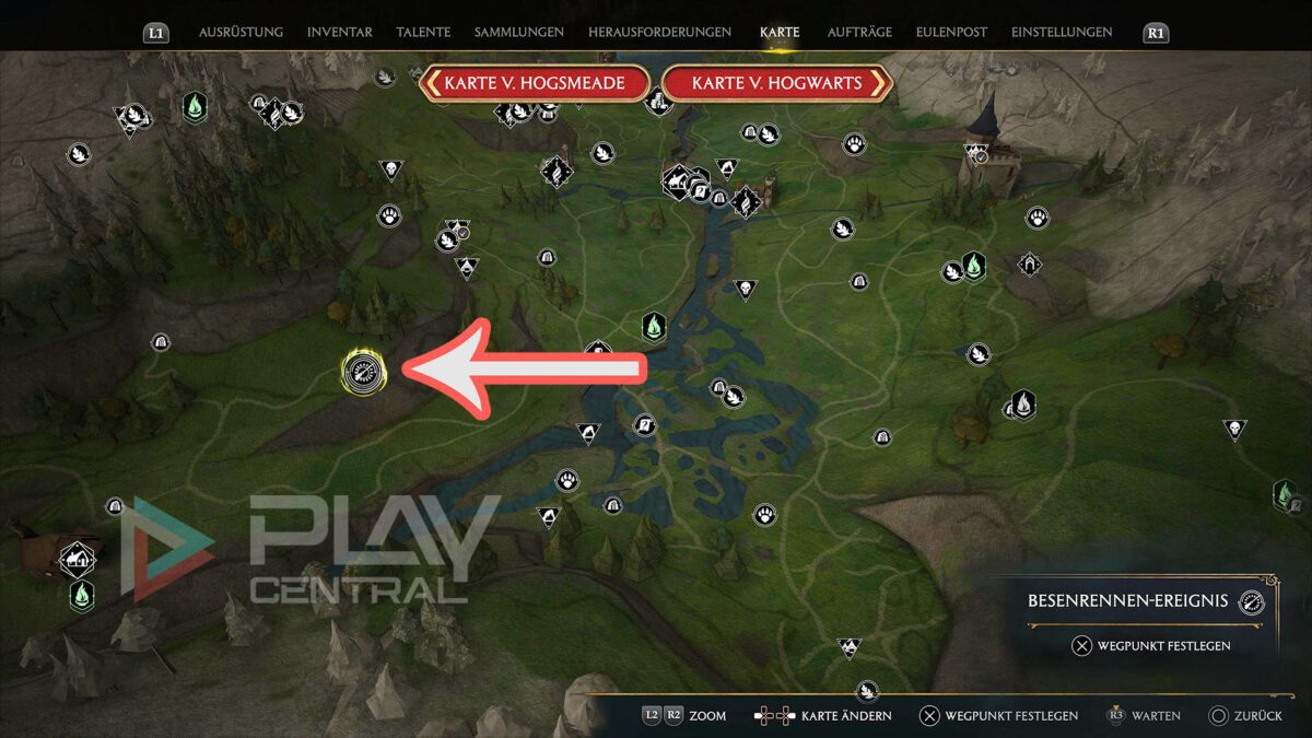 Besen verbessern in Hogwarts Legacy: Alle Besenrennen-Ereignisse mit Fundorte