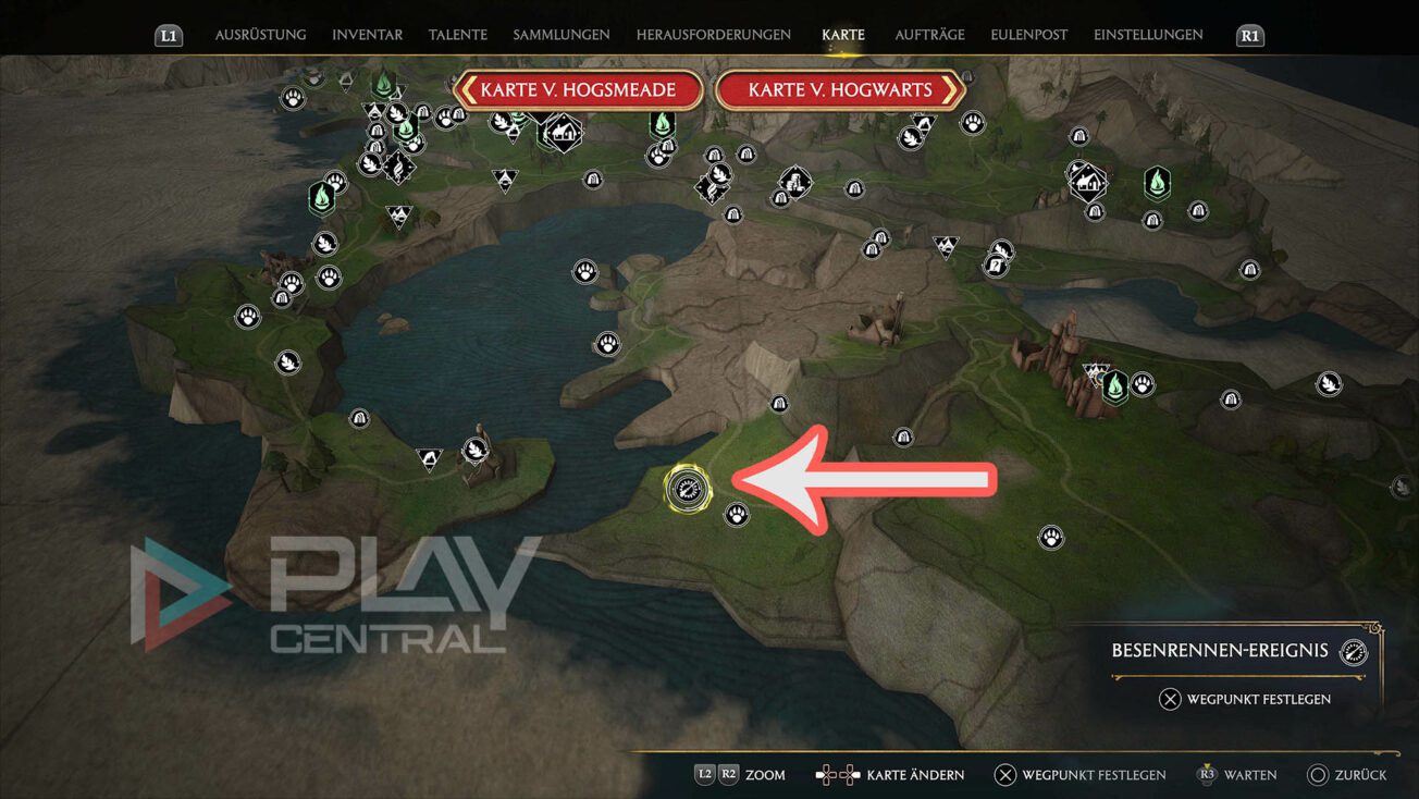 Besen verbessern in Hogwarts Legacy: Alle Besenrennen-Ereignisse mit Fundorte