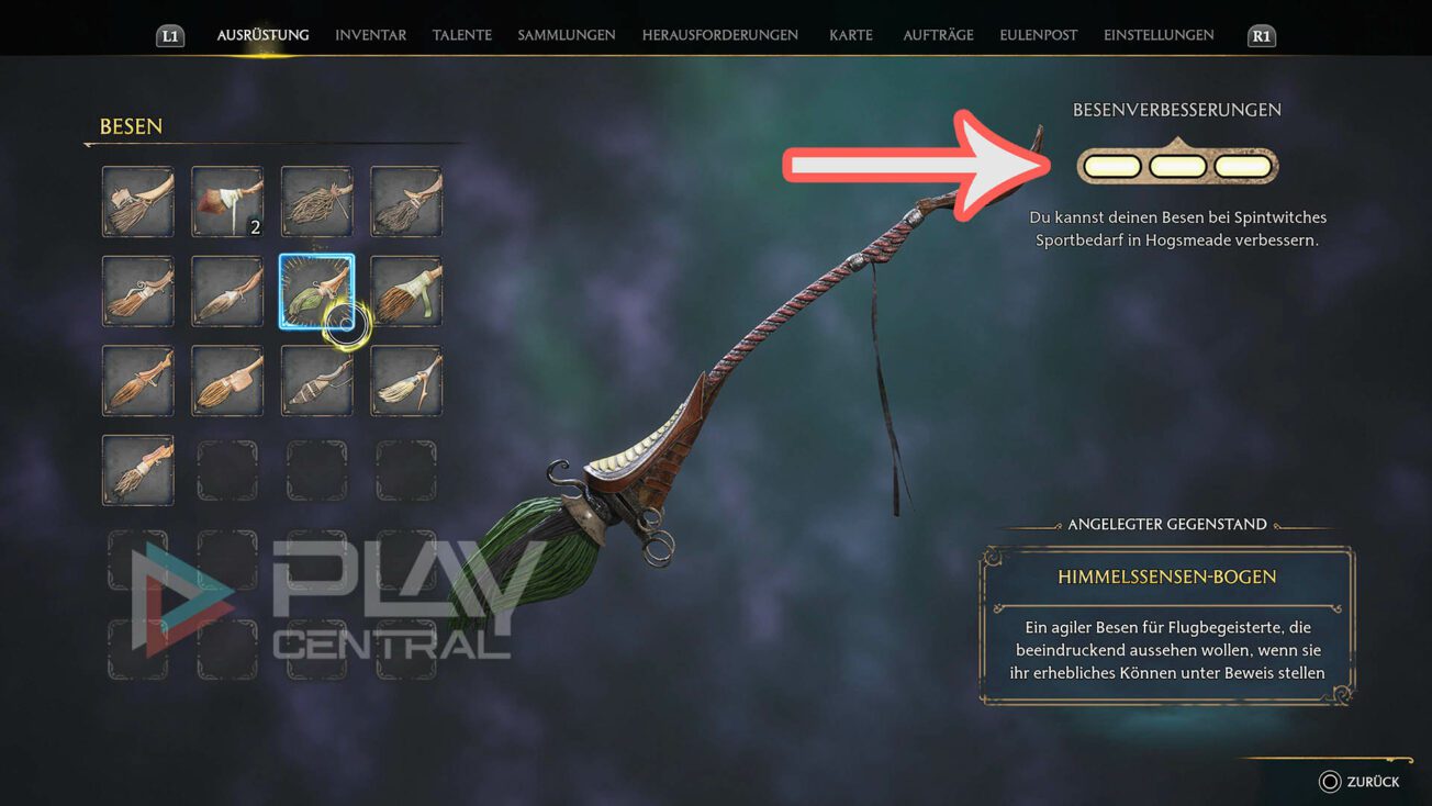 Besen verbessern in Hogwarts Legacy: Alle Besenrennen-Ereignisse mit Fundorte