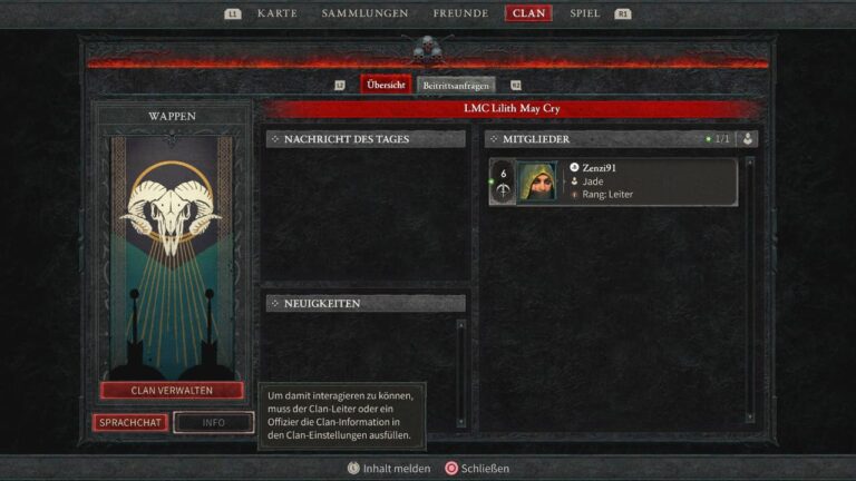 Diablo 4: So schnell erstellt ihr euren eigenen Clan - Guide