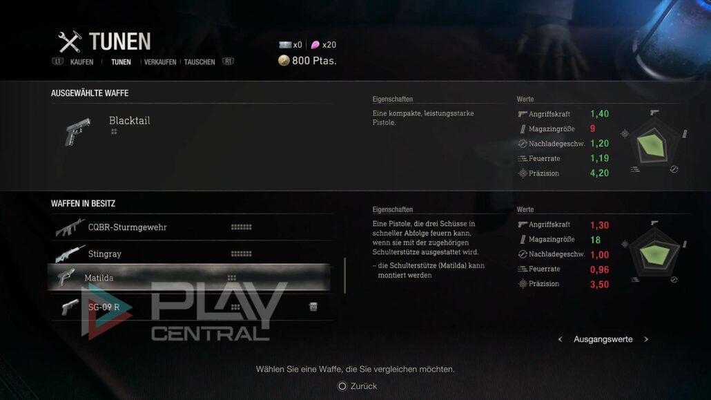 Pistole Matilda die beste Pistole im Spiel? - Resident Evil 4 Remake