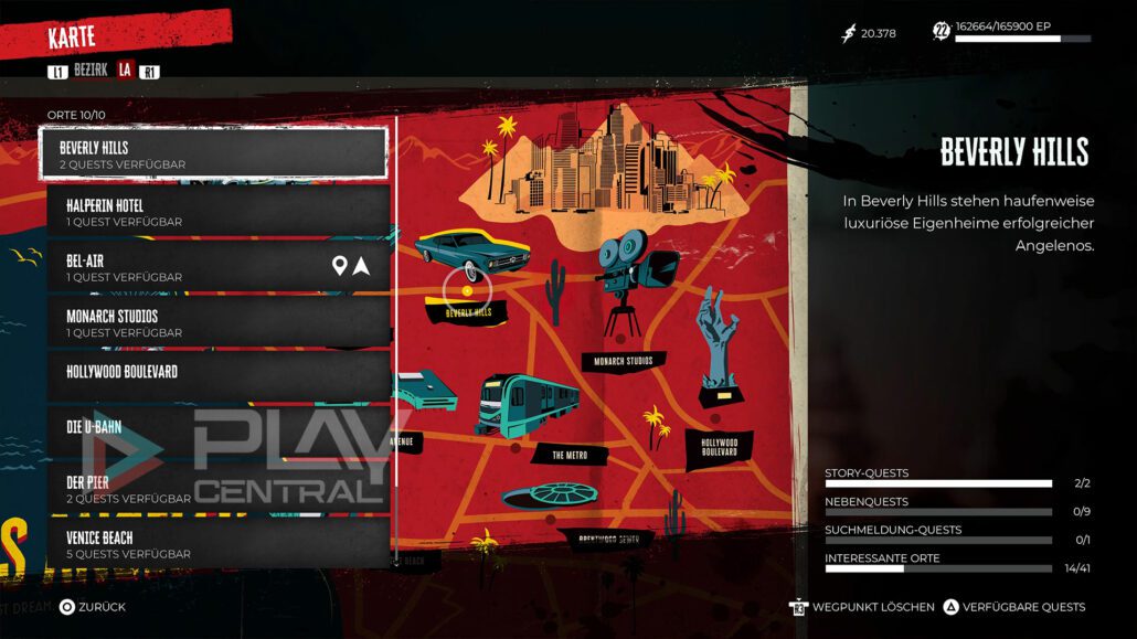 Dead Island 2: Alle Bezirke & Missionen im Überblick - So groß fällt ...