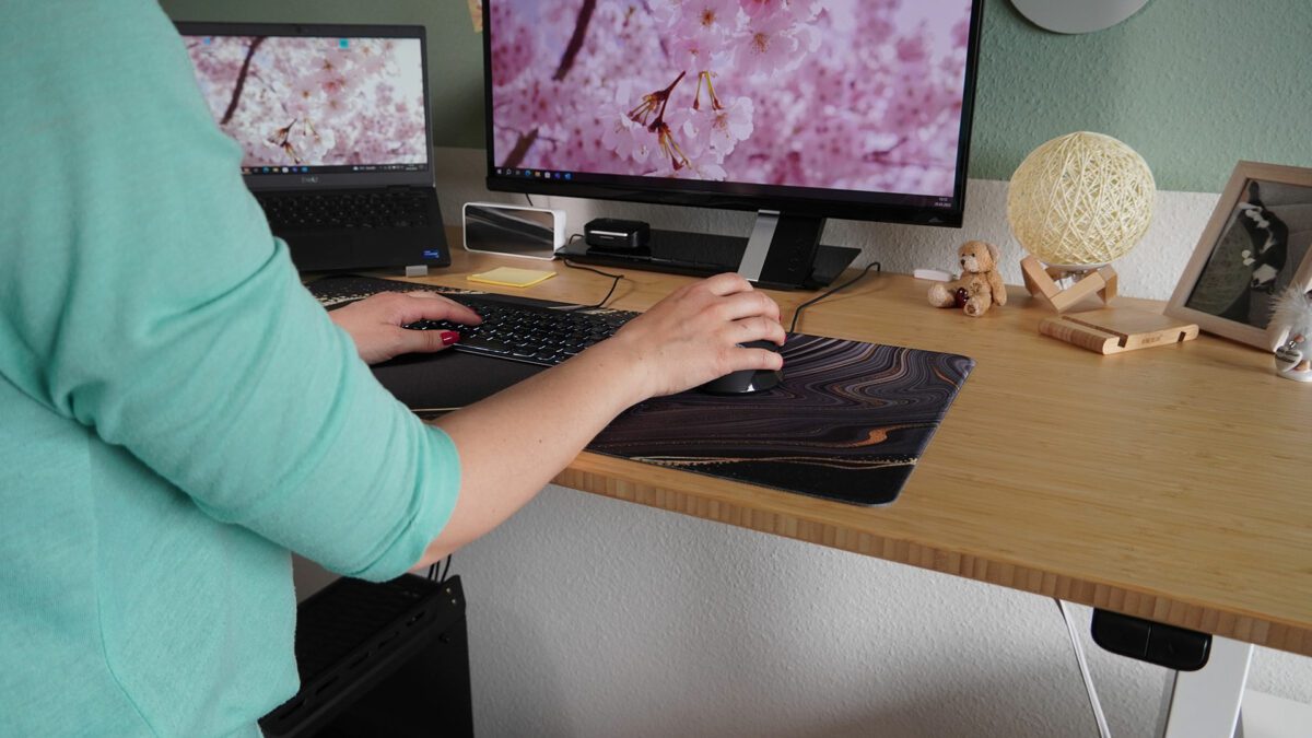 Höhenverstellbarer Schreibtisch Flexispot E1 im Test - Was kann die ...