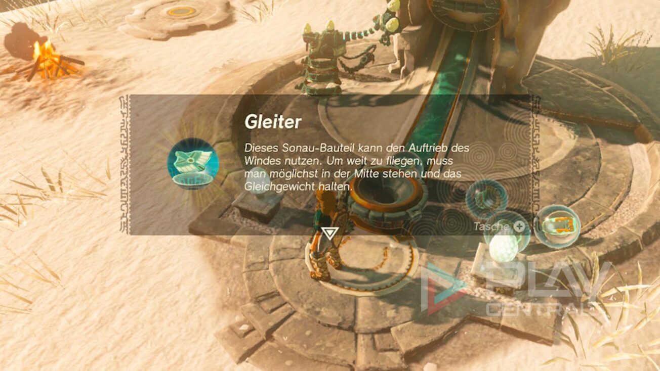 Gleiter in Zelda: Tears of the Kingdom finden und nutzen, so geht's