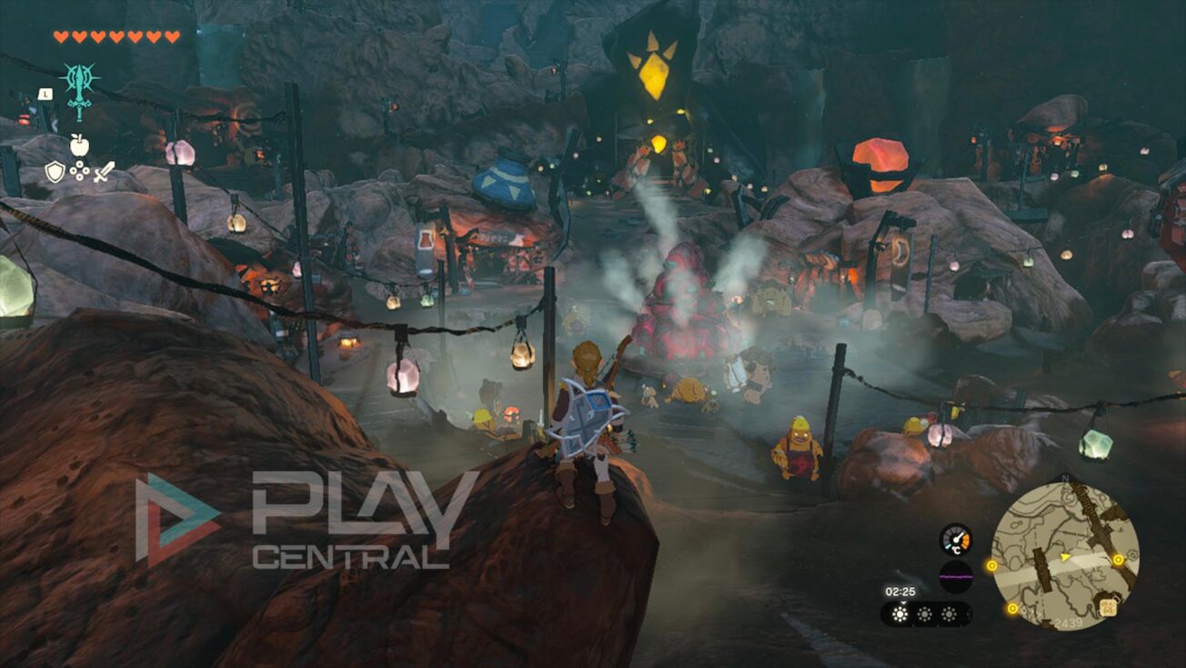 Weg ins Dorf der Goronen: Goronia - Zelda Tears of the Kingdom - Lösung