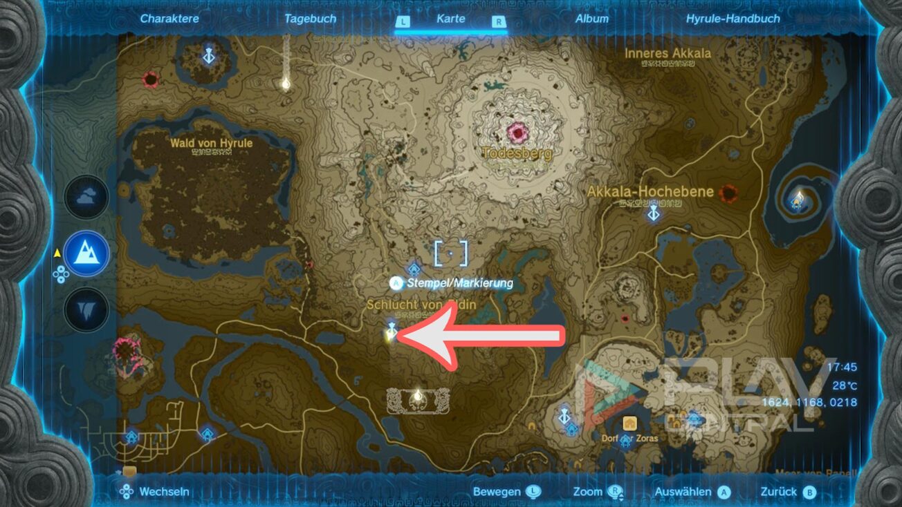 Weg ins Dorf der Goronen: Goronia - Zelda Tears of the Kingdom - Lösung