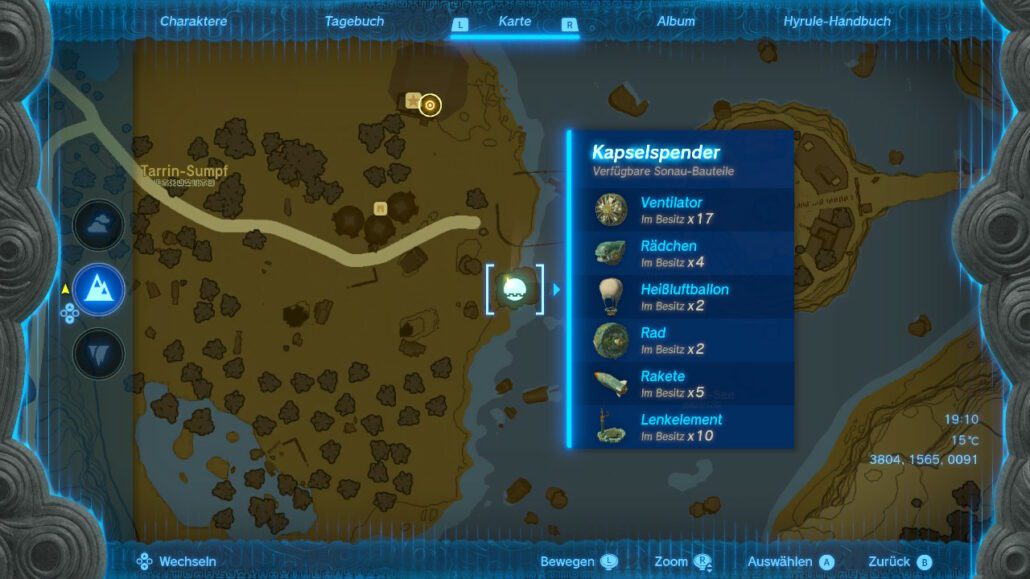 Taburasa in Tears of the Kingdom: Teilnahme am Taburasa-Rennen, Anfänger- und Expertenstrecke