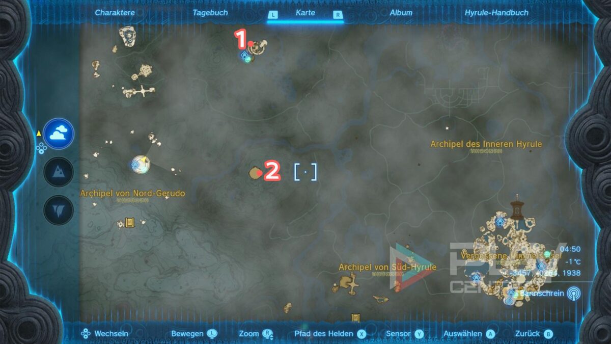20x Wille der Weisen-Fundorte: Alle Skills verbessern in Zelda Tears of ...