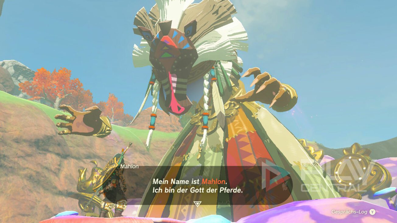 Pferdegott Mahlon in Totk finden - So könnt ihr Pferde verbessern ...