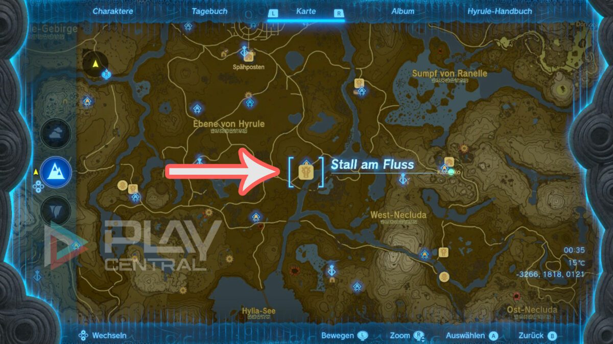 Alle Ställe in Zelda: Totk im Überblick - Karte & Fundorte