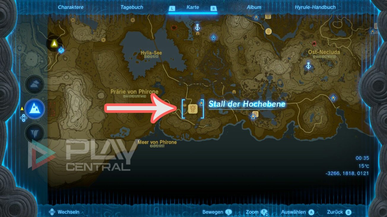 Alle Ställe in Zelda: Totk im Überblick - Karte & Fundorte