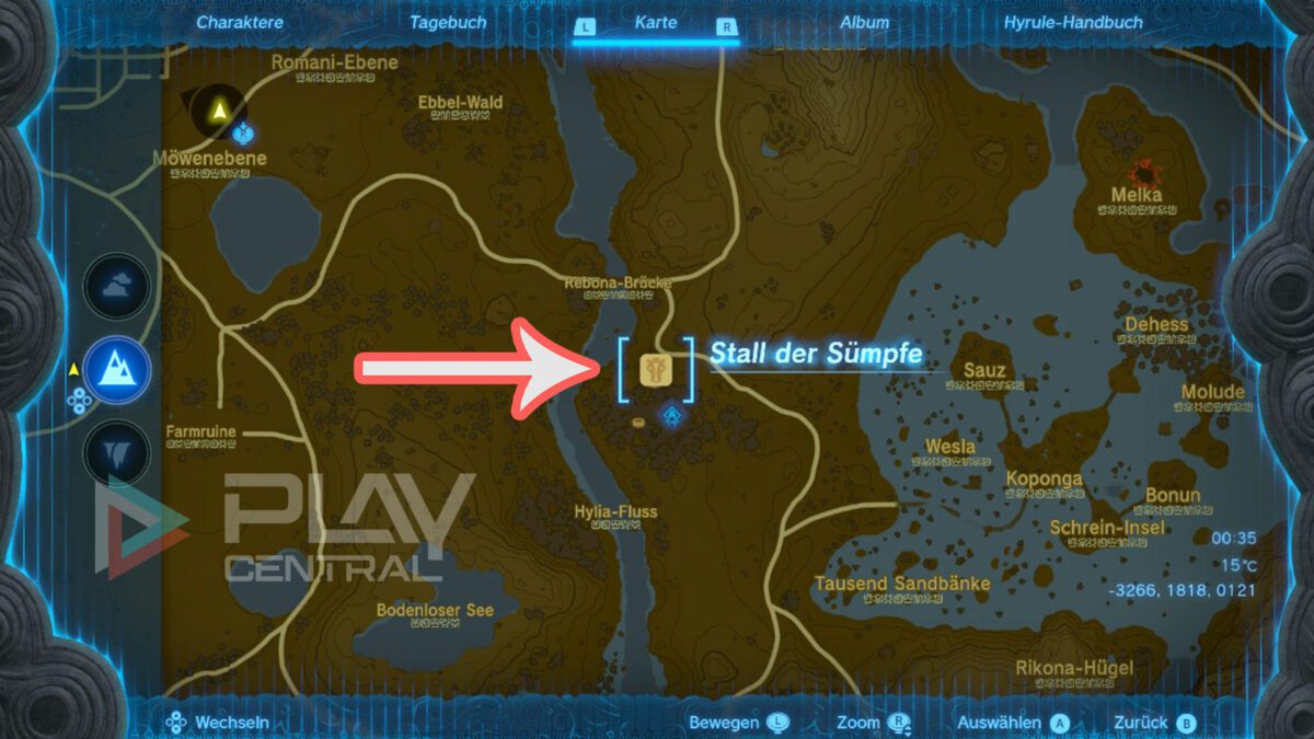 Alle Ställe in Zelda: Totk im Überblick - Karte & Fundorte