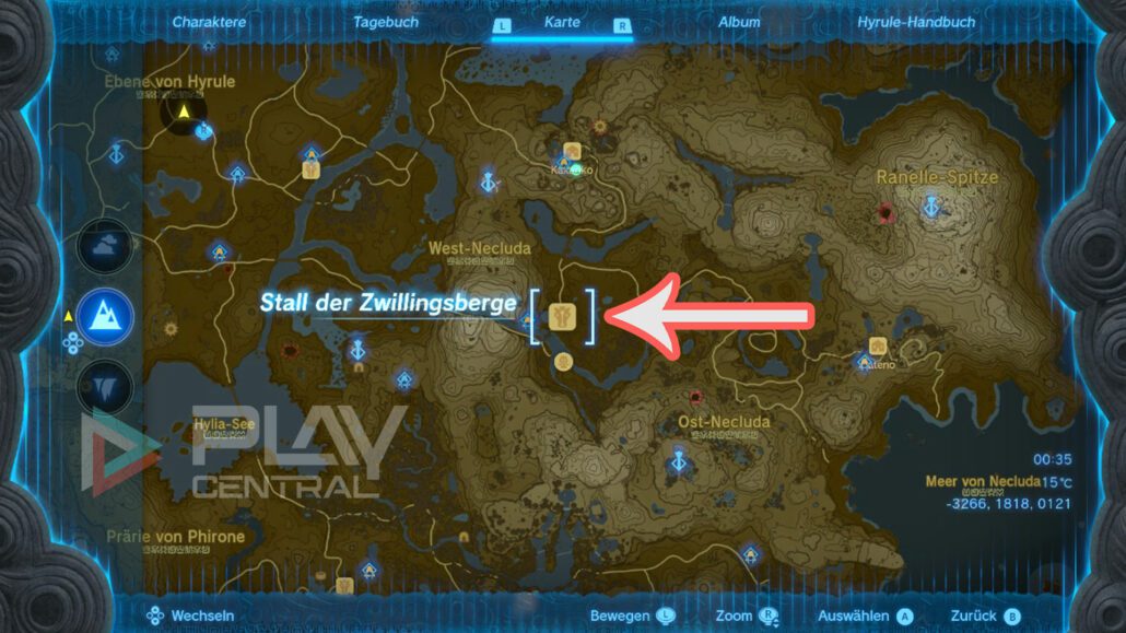 Alle Ställe in Zelda: Totk im Überblick - Karte & Fundorte
