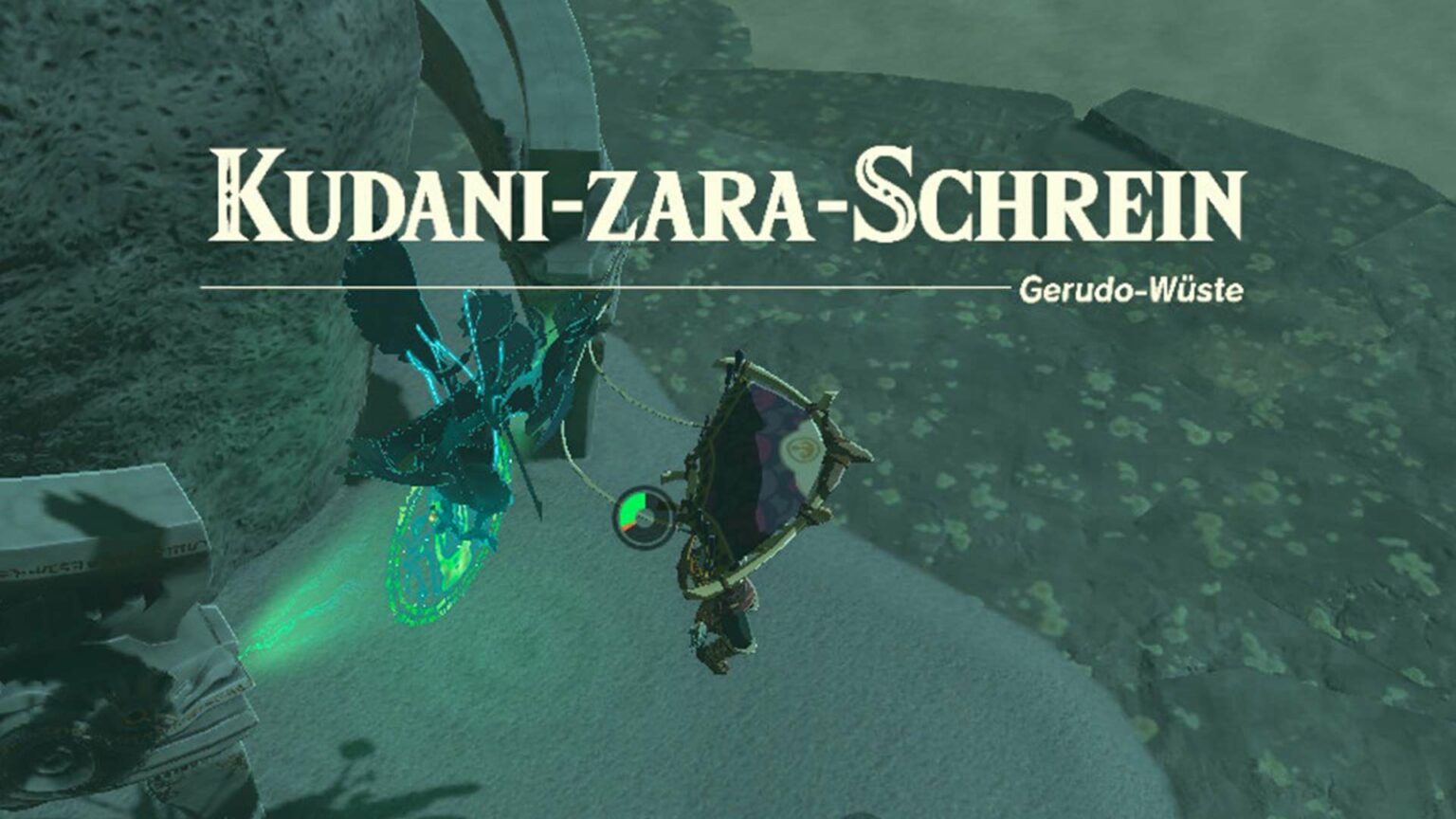 Kudani-zara-Schrein in Totk lösen, so geht's Überbrückender Sand