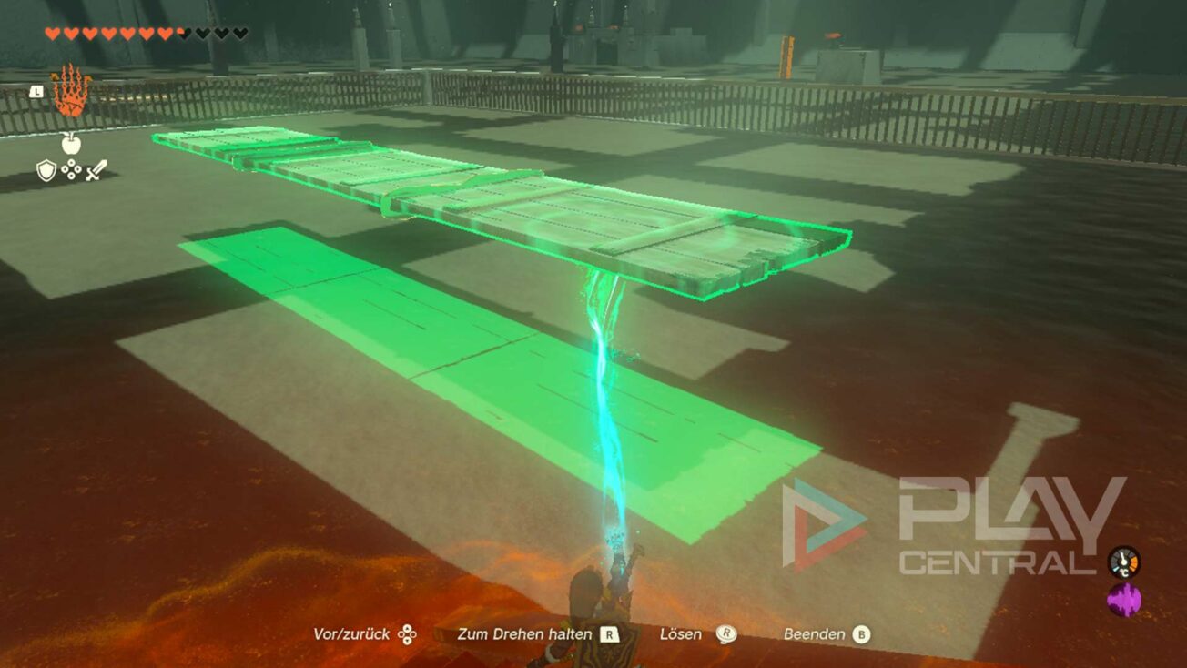 Kudani-zara-Schrein in Totk lösen, so geht's Überbrückender Sand