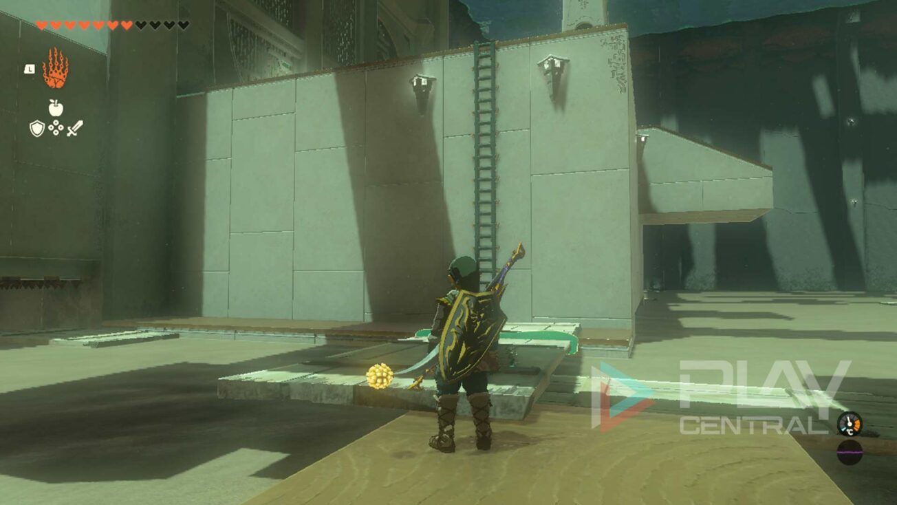 Kudani-zara-Schrein in Totk lösen, so geht's Überbrückender Sand