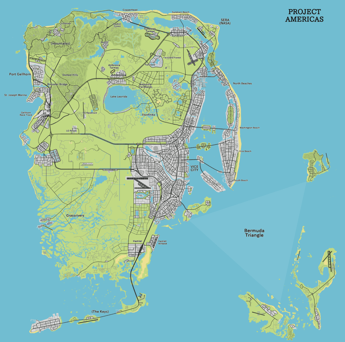 GTA 6 mit Bermudadreieck? So könnte die Map aussehen