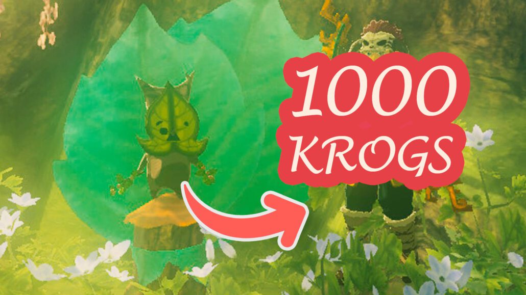 Alle 1000 Krogs auf Karte in TotK - Zelda Lösung mit Map