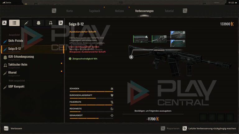 Bester Techniker in Stalker 2: Saiga D-12 verbessern - Fundorte für ...